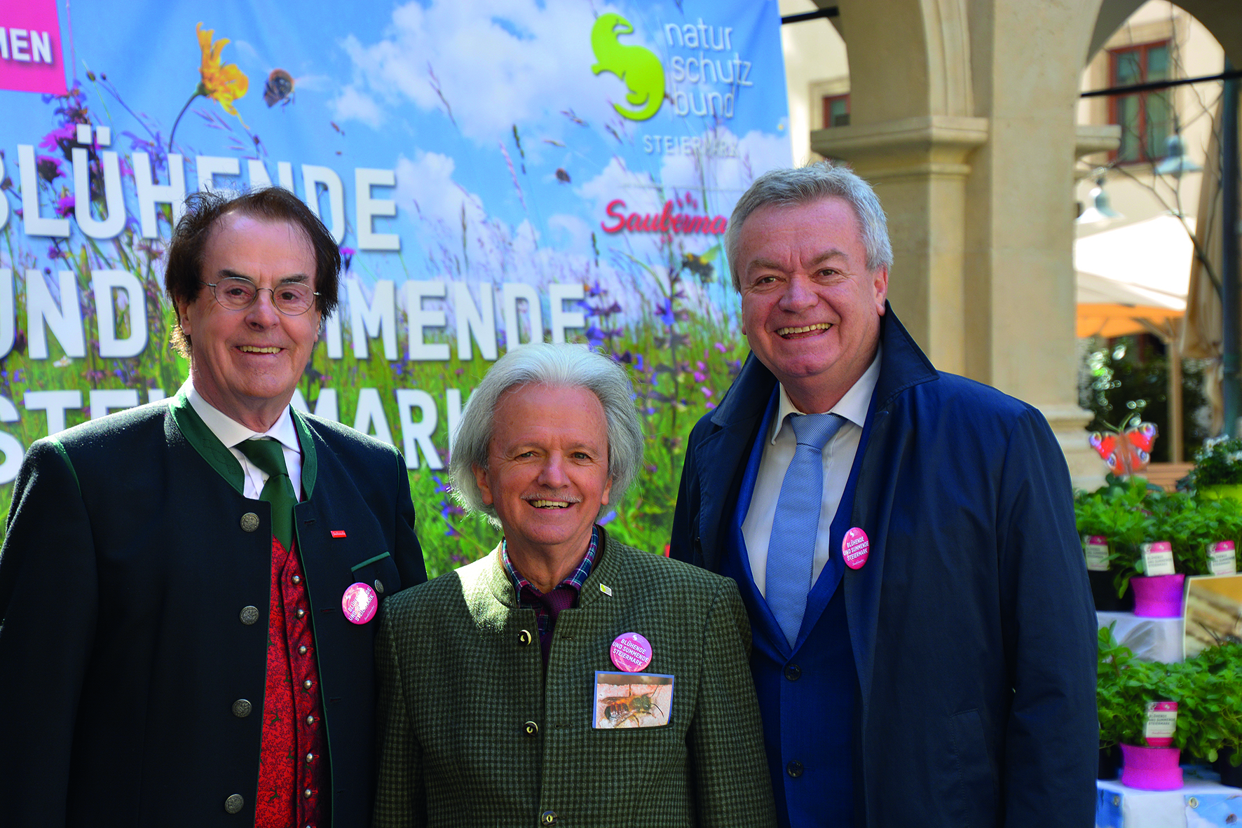 Pressekonferenz im Landhaushof - Naturschutzbund Steiermark